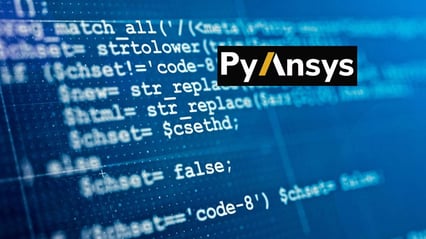 First steps with PyAnsys using an end-to-end example