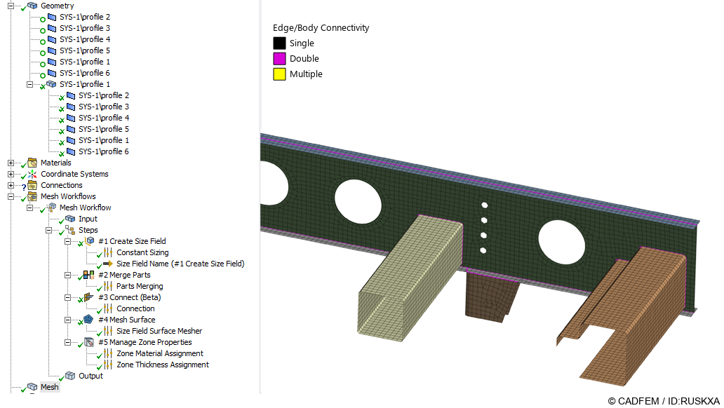 Mesh Workflow: Meshing Without Geometry Preparation