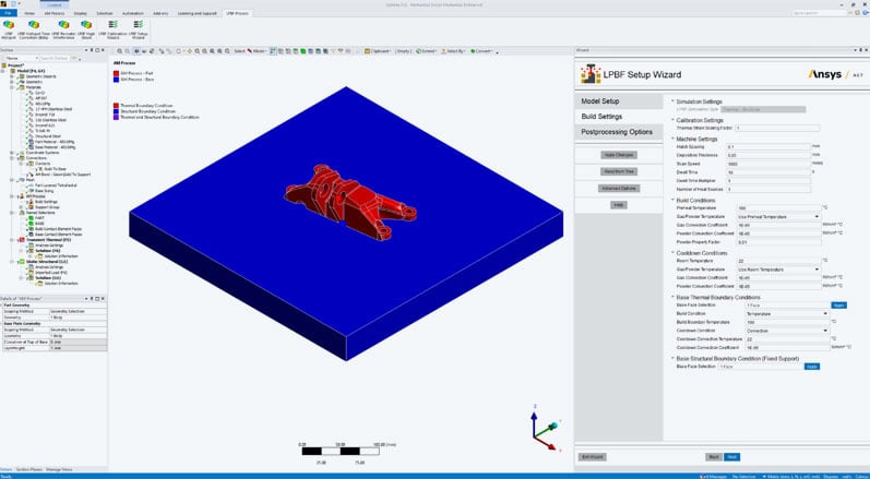 Distorted Metal 3D-Prints? Try ANSYS Process Simulation